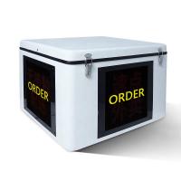 China RGB P3 Car Led Advertising Screen Display For Food Deliver Scooter 3G 4G for sale