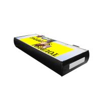 China P2 DOOH Media Screen Double-sided Taxi Top LED Display Waterproof Taxi LED Sign for sale