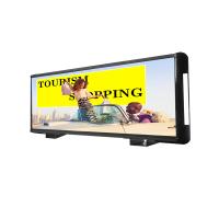 China P2 DOOH Media Screen Double-sided Taxi Top LED Display Waterproof Taxi LED Sign for sale