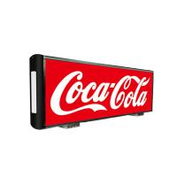 China TS16949 P2 2mm Taxi Top LED Display Taxi Top Sign For Automotive Advertising for sale