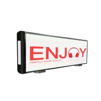 China Frosted P3 Taxi Top LED Display Smart Advertising Release System LED Taxi Sign for sale