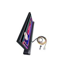 China Outdoor LED Advertising Display P2.5 Taxi Roof LED Display Weatherproof for sale