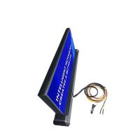China Android/IOS GPS P3.3 Taxi Roof LED Display 120w Taxi Digital Advertising Screen for sale