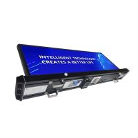 China Android/IOS GPS P3.3 Taxi Roof LED Display 120w Taxi Digital Advertising Screen for sale