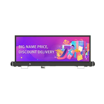 China Dust Against P3.3 Double-Sided Taxi Roof LED Display Android 4G Car LED Display for sale
