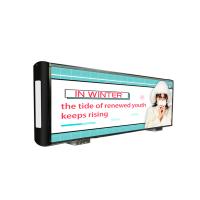 China FCC P2 Double-sided Taxi Top LED Display 2mm 180w Taxi Advertising Screens for sale