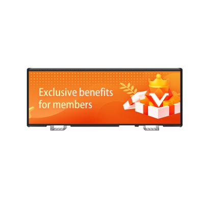 China High Brightness P2 Double-Sided Taxi Top LED Display 2mm GPS Digital Taxi Tops for sale