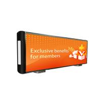 China High Brightness P2 Double-Sided Taxi Top LED Display 2mm GPS Digital Taxi Tops for sale