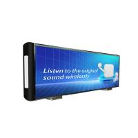 China Weatherproof LED Taxi Roof Sign P3.3 High Brightness Taxi Top Advertising Signs for sale