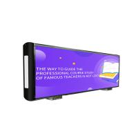 China DOOH Media P4mm Taxi Top LED Display Smart Broadcast Taxi Top Display for sale