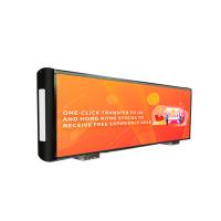 China Waterproof IP56 P4 Taxi Top LED Screen Double Sided 100W Taxi Roof Signs LED for sale
