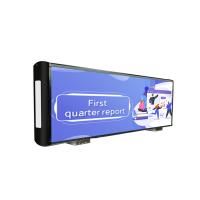 China ODM LED Car Topper Signs Anti Glaring Double Sided Car Roof Advertising Signs for sale