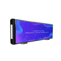 China High Brightness P5 5mm Taxi Top LED Screen 4G WIFI Dust Against for sale