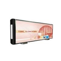 China OEM P3 LED Screen Taxi Top LED Display DC 9v-36v Taxi Rooftop Advertising Signs for sale