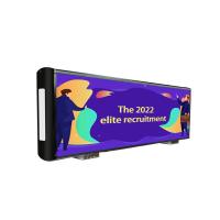 China Double Sided 120w Taxi Top LED Screen IP56 Rooftop Video Ads For Cars for sale