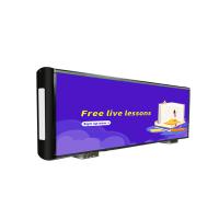 China Transparent PC Cover SMD1921 Taxi Top LED Display Intelligent Taxi Screen Advertising for sale