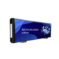 China FCC P3.3mm Car Roof Advertising Sign IP56 Weatherproof LED Taxi Top Light for sale
