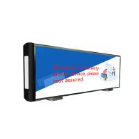 China Android / IOS Taxi Top LED Screen Double Sided Frosted Taxi Top LED Sign for sale