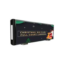 China FCC LED Screen Car Advertising 100W Taxi Sign For Car Roof Moisture Against for sale