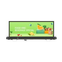 China IP56 P3.3mm Taxi Roof LED Display 960X320 External Taxi Top Advertising Signs for sale