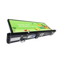 China IP56 P3.3mm Taxi Roof LED Display 960X320 External Taxi Top Advertising Signs for sale