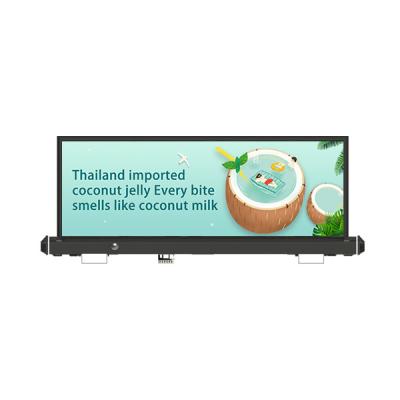 China Patented Design P3.3 Taxi Top Advertising Signs Ultra Thin Taxi Top Sign for sale