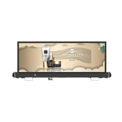China ODM 3.3mm Pitch Car Top Digital Billboards 9V - 36V Car Top Advertising Billboard for sale