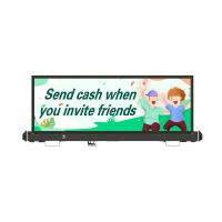 China High Brightness P2.5 Taxi Top Advertising Signs GPS LED Taxi Top Advertising for sale
