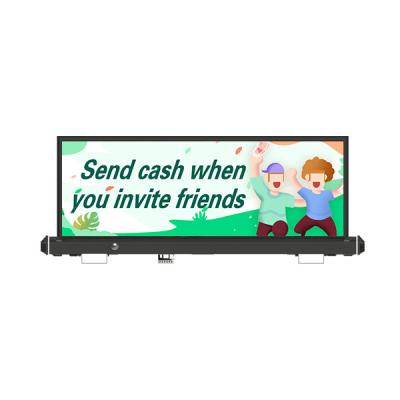 China High Brightness P2.5 Taxi Top Advertising Signs GPS LED Taxi Top Advertising for sale