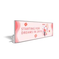 China RoHS Transparent Rear Window Led Display P2.7 For Bus Advertising 936mmx250mm for sale