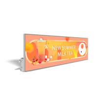 China HUB75 Transparent Rear Window LED Display P2.7 SMD1921 Media Platform for sale