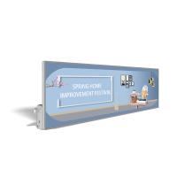 China FCC P2.9 Rear Window LED Display 1000*320mm Transparent LED Display for sale