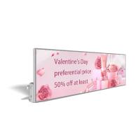China OEM Rear Window LED Display Silver Cabinet DC12V 4G / WiFi LED Screen for sale