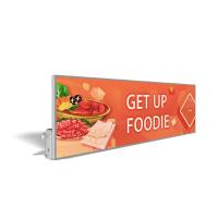 China FCC P2.6 Car Back Window Display 756*250mm Transparent Advertising Signs for sale
