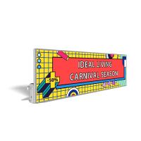 China Outdoor Media P2.9 Rear Window LED Display 57w For Vivid Video Advertising for sale