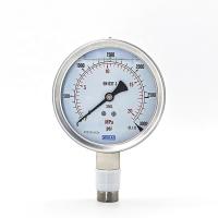 China WIKA 233.50 Stainless Steel Pressure Gauge 0-25 Bar Range 63mm/100mm/160mm Sizes for sale