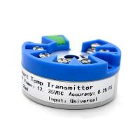 China Intelligent 4-20mA Temperature Transmitter Module with ±0.2°C Accuracy and 12-35VDC Power Supply for sale
