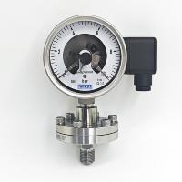 China WIKA SS316 Stainless Steel Differential Pressure Gauge 100/160mm 0-25 Bar with Switch Contacts for sale