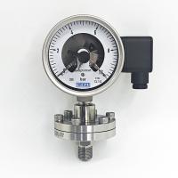 China SS316 Diaphragm Seismic Pressure Gauge 1.0% Accuracy 200°C Temperature PGS23 Series for sale