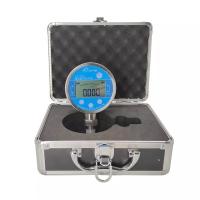 China 600Bar Digital Adjustable Air Differential Manometer Pressure Gauge with 100mm Dial and 0.02%FS Accuracy for sale