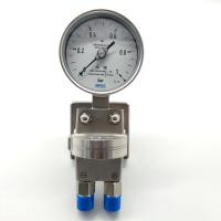 China All Metal Dielectric Cavity Differential Pressure Gauge 0-1.6 KPa 316L Stainless Steel for sale