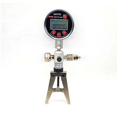 China 20Bar Handheld Pneumatic Pressure Gauge Calibration Pump 0-2 MPa Stainless Steel Y039 Model for sale