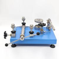 China 60MPa Desktop Hydraulic Pressure Calibration Pump - 520×460×260mm Aluminum Manual Oil Pump for Instrument Testing for sale