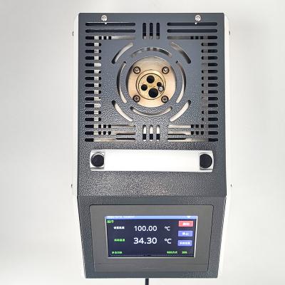 China Portable Dry Well Temperature Calibrator -40℃ to 120℃ Range with ±0.1℃ Accuracy and φ30mm/160mm Heating Insert for sale
