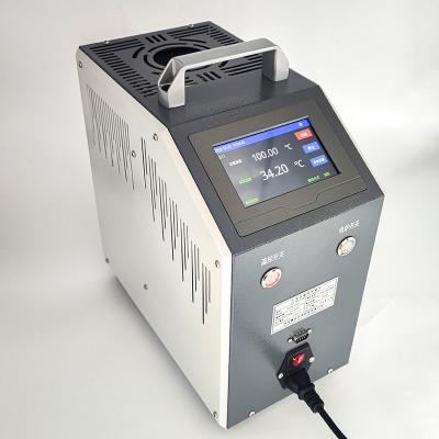 China Portable Drywell Temperature Calibrator 50-650°C with ±0.1°C Accuracy and Touch Screen for sale