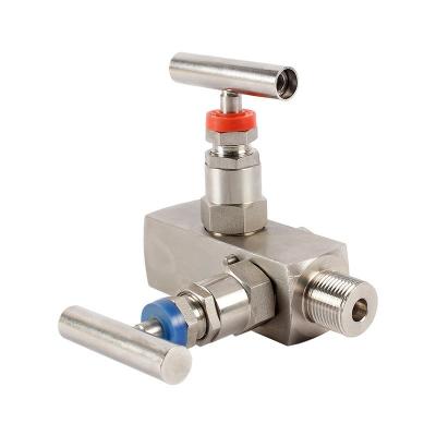 China 304 Stainless Steel Integrated Two Valve Group Coplanar Flange Pressure Transmitter - 60 MPa Max Pressure, 1/2