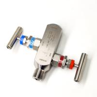 China 304 Stainless Steel Two Valve Group with 60 MPa Max Pressure and 1/2