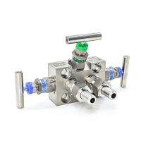 China Stainless Steel 3-Way Instrumentation Manifold Valve - 60 MPa Max Pressure, 1/2