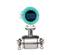 China Sanitary Electromagnetic Flowmeter DN10-DN1600 with PTFE Lining and 0.2%FS Accuracy for Food Industry for sale