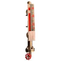 China OEM Industrial Water Tank Float Level Indicator Magnetic Flap Gauge 200-6000mm Range 4.0MPa Pressure for sale